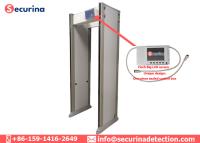 China 33 Zones Archway Security Gate Pass Through Metal Detector With Password Management for sale