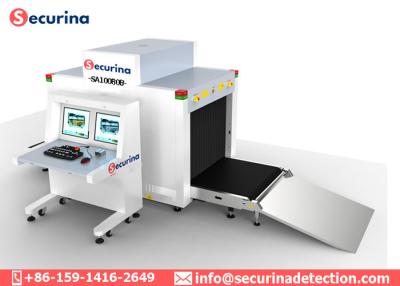 China Large Size 4 Colors Images X Ray Baggage Scanner 30mm SUS Steel Penetrating for sale