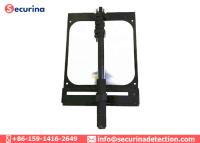 China 2m Visual Range Black Undercarriage Inspection Mirror 10CM Minimum Height Alumminum Rods for sale