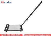 China 2m Visual Range Black Undercarriage Inspection Mirror 10CM Minimum Height Alumminum Rods for sale
