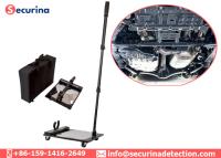 China Hand Held Under Vehicle Inspection Mirror Shatterproof With Fluorescent Lamp for sale