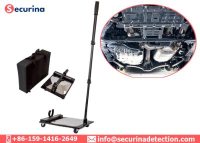 China Hand Held Under Vehicle Inspection Mirror Shatterproof With Fluorescent Lamp for sale