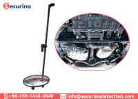 China 12 Inch Undercarriage Inspection Mirror Acrylic 158CM Handles For Car Bomb for sale