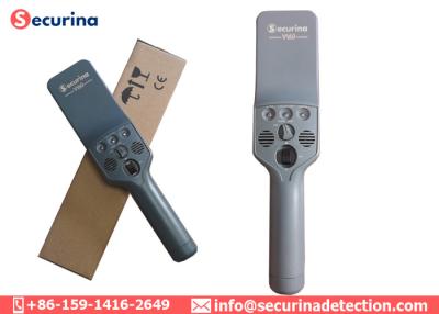 China Two Areas Speakers Security Metal Detector Wand Low Battery With LED Indicators for sale