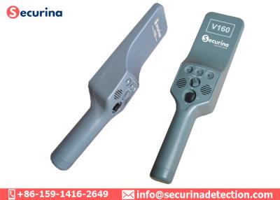 China Body Digital Security Hand Scanner , High Precision Hand Held Metal Detector V160 for sale