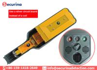 China Sound / Light Alarm Metal Hand Held Security Detector Anti Throw ABS CE Standard for sale