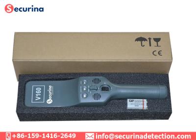 China Sound / Light Alarm Metal Hand Held Security Detector Anti Throw ABS CE Standard for sale