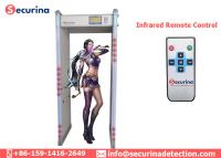 China 45 Multi-Zone Security Walk Through Metal Detector IP65 Weather-Proof With Aluminum Chassis for sale