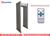 China 45 Pinpoint Zones Security Walk Through Metal Detector With IP65 Weather Proof for sale