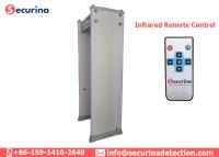 China 45 Zones Walk Through Security Detector Metal Detector Gate IP65 Aluminum Chassis for sale