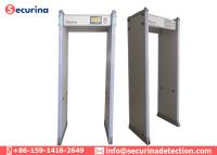 China 45 Zones Walk Through Security Detector Metal Detector Gate IP65 Aluminum Chassis for sale