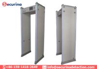 China Alarm Indicator Door Frame Metal Detector 45 Zones Arched AC100V~240V 50/60Hz for sale