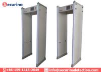 China 45 Pinpoint Zones Security Walk Through Metal Detector With IP65 Weather Proof for sale
