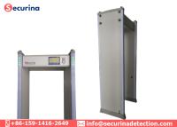 China 15W WTMD Walk Through Metal Detector 33 Zones 7 Inch LCD 760mm Width for sale