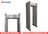China 45 Zones Arched Metal Detector Multi Zones Stationary Frame For Security Checking for sale