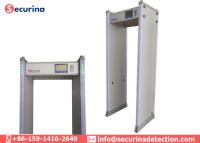 China 45 Zones Walk Through Security Detector Metal Detector Gate IP65 Aluminum Chassis for sale