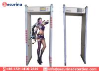 China 15W WTMD Walk Through Metal Detector 33 Zones 7 Inch LCD 760mm Width for sale