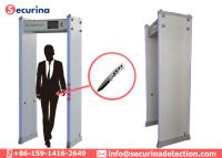 China Walk Through Magnetometer Metal Detector Gate Security Check With 6 LED Display for sale