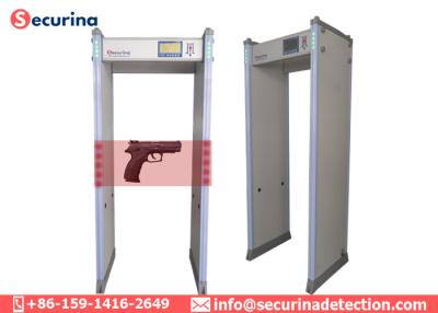 China 45 Zones Walk Through Door Frame Metal Detector DFMD For Entrance Inspection for sale