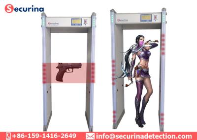 China Shock Proof Airport Security Detector 45 Zones For Exhibition / Railway Station for sale
