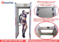 China 45 Zones Walk Through Door Frame Metal Detector DFMD For Entrance Inspection for sale