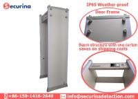 China IP65 Waterproof Walk Through Body Scanner Door Gate 45 Zones For Airport Military School for sale