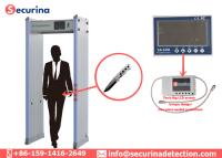 China Sound Light Alarm Archway Metal Detector 45 Zones For Access Control Security for sale