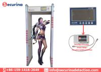 China Walk Through Magnetometer Metal Detector Gate Security Check With 6 LED Display for sale