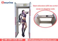 China 300 Sensitivity Optional Metal Detector Security Gate With Tamper Proof Function for sale