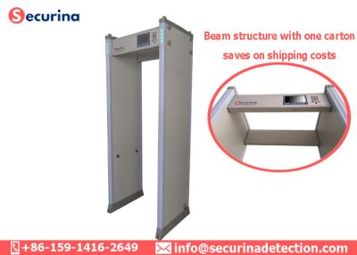 China AC100V~240V Walk Through Metal Detector Gates 45 Zones With Directional Counter for sale