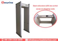 China 45 Zones Full Body Scanner , Industrial Door Frame Metal Detector 7 Inch LCD Screen for sale