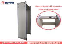 China Walk Through Magnetometer Metal Detector Gate Security Check With 6 LED Display for sale