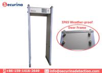 China 300 Level High Sensitivity Door Frame Metal Detector Multi Detecting Zones IP65 Waterproof for sale