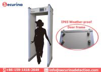 China 0-299 Sensitivity Door Frame Metal Detector Weatherproof With Audible Visual Alarm for sale