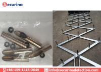 China Folded Up Tyre Killer Spike Barrier Die Castings Scleroid Zinc Alloy For Vehicle Entry Control for sale