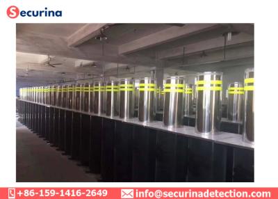 China Diameter 216mm Parking Security Bollards Retractable Anti Collision For Road Blocking for sale