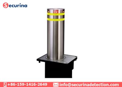 China 600mm Height Electric Rising Bollards , Hydraulic Bollard System 304 Stainless Steel for sale