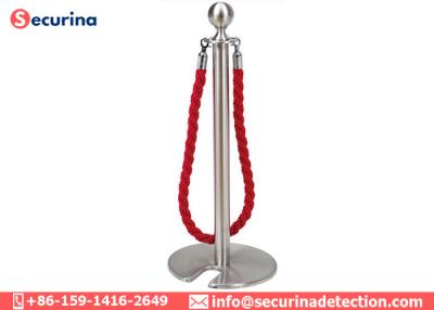 China Queue Stand Rope Stanchion Barrier Crowd Control 1500mm Rope For Airport Barricade for sale