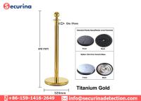 China Stainless Steel Security Bollards Crowd Control With Velvet Rope Stanchions for sale