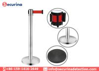 China Security Crowd Control Barrier Rope , Retractable Rope Barrier Height 900 Mm for sale