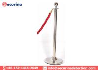 China Stainless Steel Stanchion Security Bollards Crowd Control 910mm Height CE Approval for sale