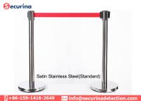 China Security Crowd Control Barrier Rope , Retractable Rope Barrier Height 900 Mm for sale