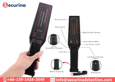 China 9V Battery Hand Held Security Detector Signal LED bar Mobile Security Wand GC-1002 for sale