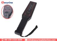 China LED Lights Indicators Hand Held Metal Detector Super Scanner With 9V Battery Power Supply for sale