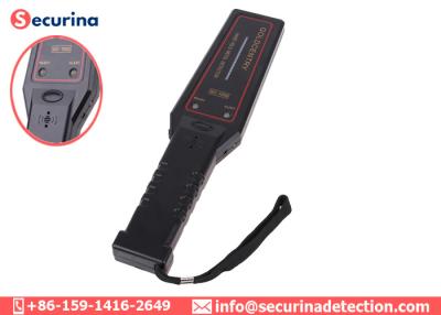 China LED Lights Indicators Hand Held Metal Detector Super Scanner With 9V Battery Power Supply for sale