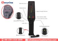 China Adjustable Sensitivity Security Metal Detector Wand High Sensitive Scanner Tool for sale
