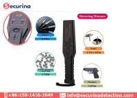 China 9V Battery Hand Held Body Scanner For Embassy / Police Station Security Checking for sale