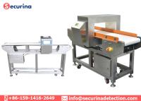 China Food Grade PU Belt Industrial Metal Detector Conveyor 25kgs Load Open Delivery System for sale