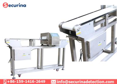 China PU PVC Belt Food Grade DSP Module Metal Detector Machine 120W for sale