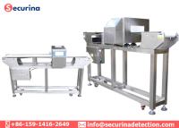 China PU PVC Belt Food Grade DSP Module Metal Detector Machine 120W for sale